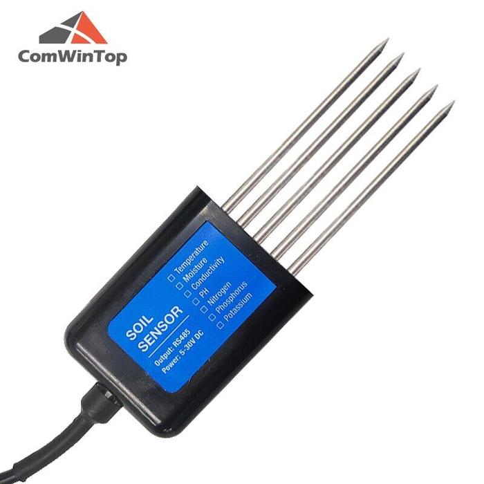 Jual Sensor Temperatur Kelembapan Tanah EC Sensor PH NPK Dengan Output ...