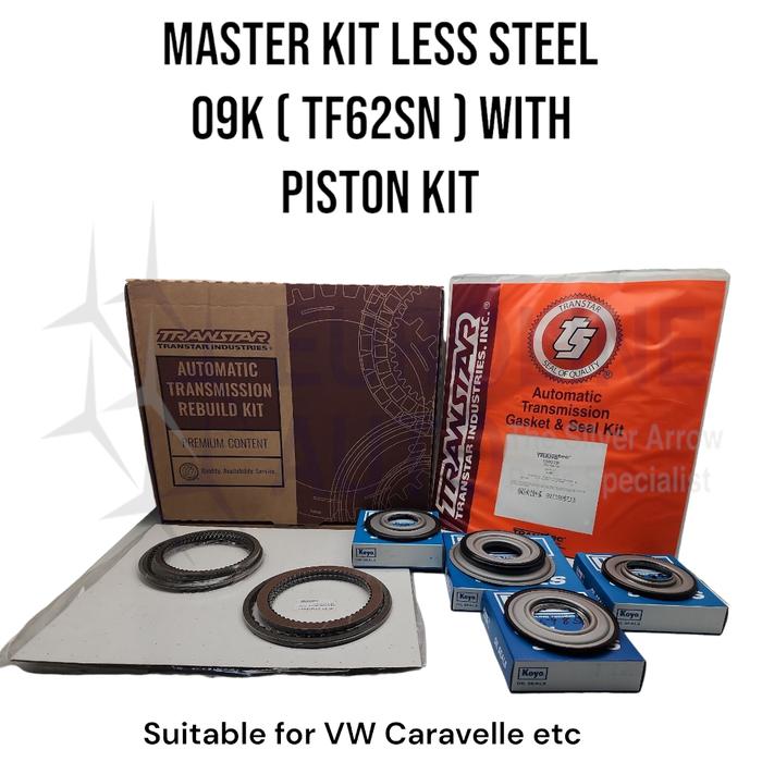 Jual TRANSTAR KIT TRANSMISI MATIC 09K (TR62SN) TANPA PLAT VW CARAVELLE ...