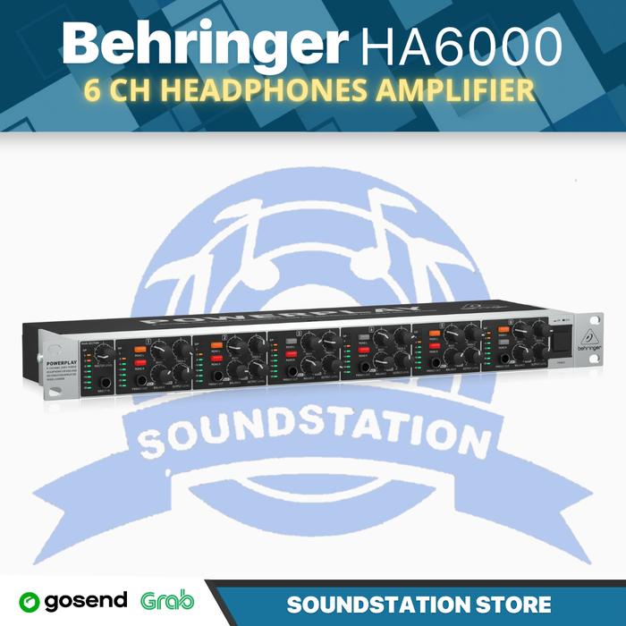 Promo BEHRINGER POWERPLAY HA6000 6 Channel Headphones Distribution ...