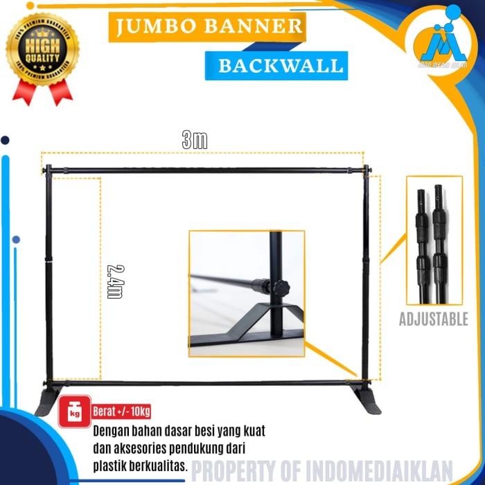 Jual Jumbo Banner Stand / Backdrop / Backwall Portable - Kota Surabaya ...