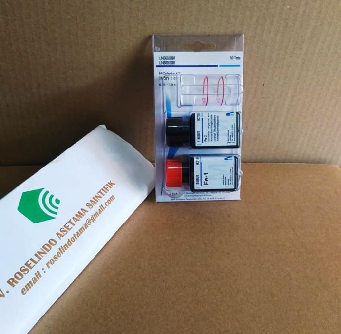 Jual MERCK 114660.0001 iron test kit Uji Besi air tawar dan laut 50 ...