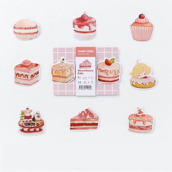 Jual 🔆 Sticker Pack Makanan Aesthetic Snacks Yummy Food Sticker Deco 02 ...