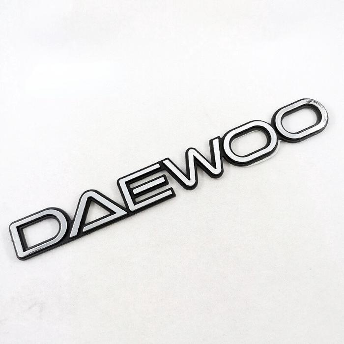 Jual 1 X Abs Logo Daewoo Huruf Lampu Sisi Mobil Stiker Lencana Emblem ...