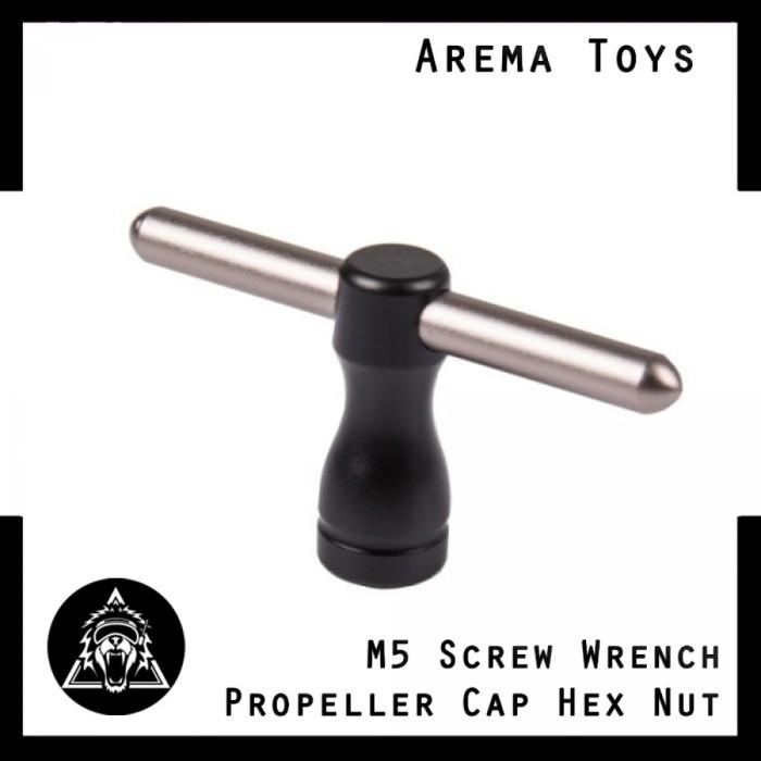 Jual M5 Screw Wrench Propeller Cap Hex Nut Quick Release Tool Nuts T ...