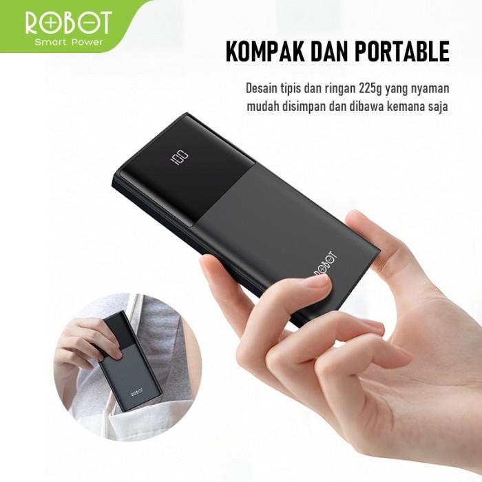 Jual New Powerbank Robot 10000Mah Rt190S 2A Dual Input And Output Port ...