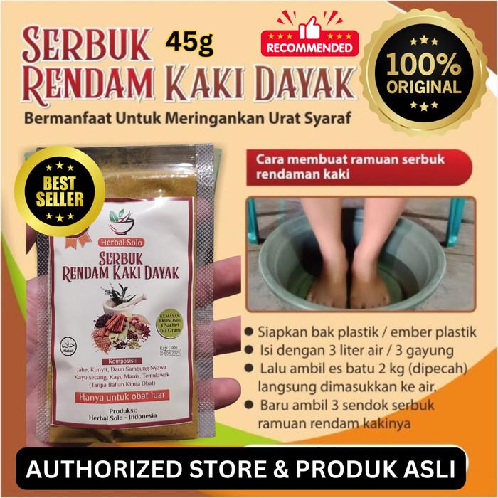 Jual Ramuan Burenka Rempah Kaki Serbuk Rendam Kaki Dayak Herbal Solo 45 ...