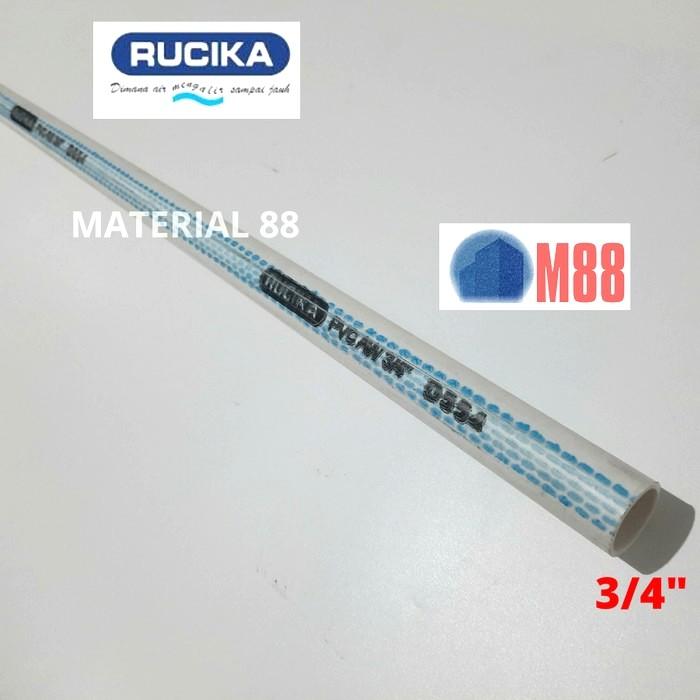 Jual Pipa Wavin 3/4 inch AW - 1 METER - Rucika PVC Meteran 0.75 0,75 ...
