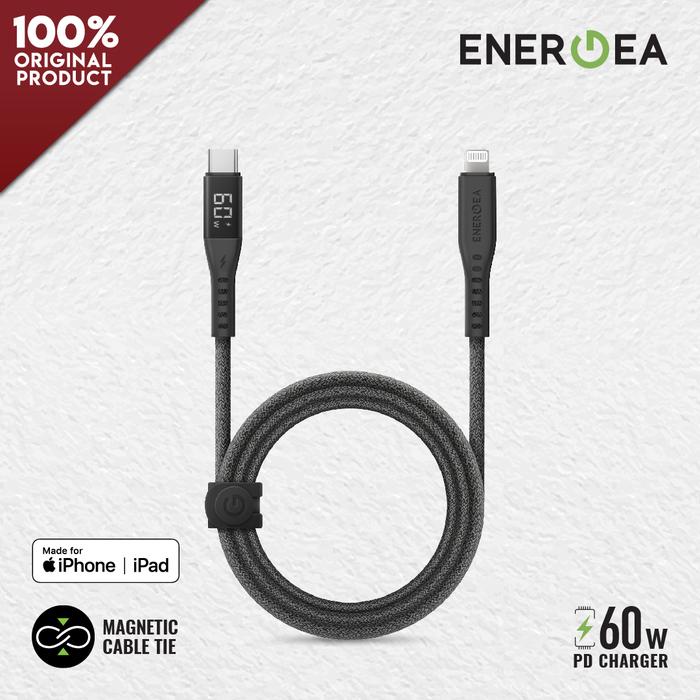 Promo Sync Charge Cable MFI 60W USB-C to Lightning 8P Energea Flow ...