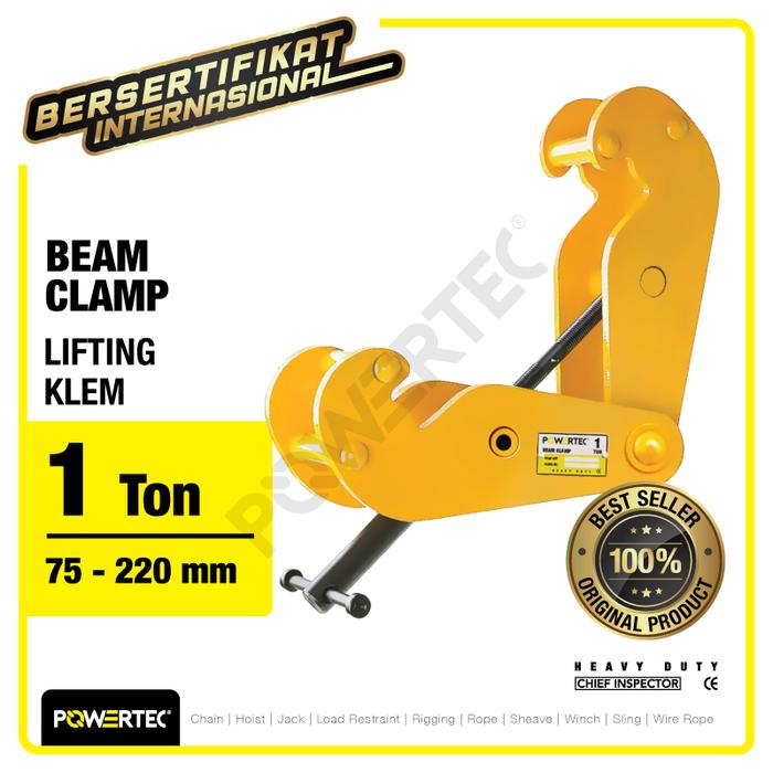 Heavy Duty TOYO Beam Clamp 1 Ton | Lazada Indonesia Lifting Clamp