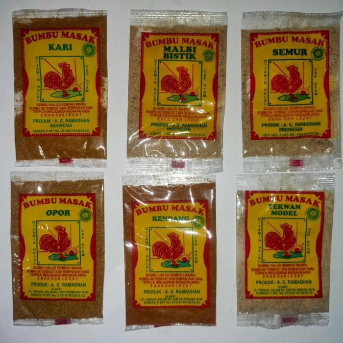 Jual Bumbu Masak Kari, Opor, Malbi, Rendang, Semur, Tekwan/Model,Bistik ...