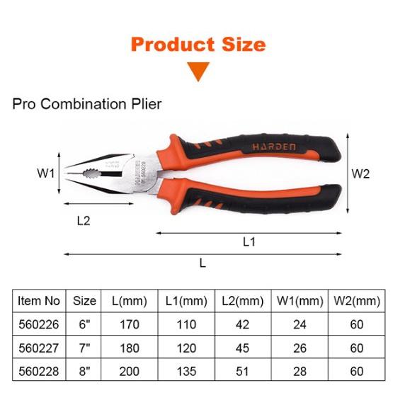 Promo Tang Kombinasi 6 inch dan 8 inch / Combination Plier Harden PRO ...