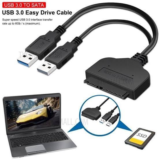 Jual USB 2.0 TO SATA CABLE ADAPTOR HARDISK 2.5 INCH LAPTOP CONVERTER ...