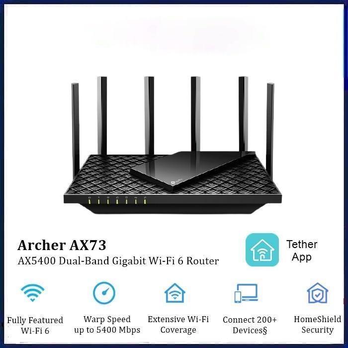 Jual TP-Link Archer AX73 AX5400 Dual-Band Gigabit Wi-Fi 6 Router ...