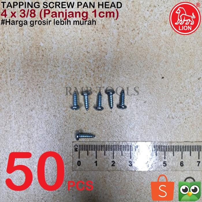 Jual Sekrup Skrup Tapping PH 4x3/8 1cm Screw Pentol Kayu Tembok ...