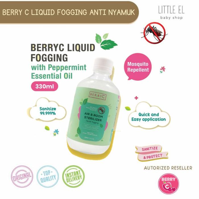 Jual Berry C Liquid Fogging Mosquito Repellent Pengusir Nyamuk 330ml ...