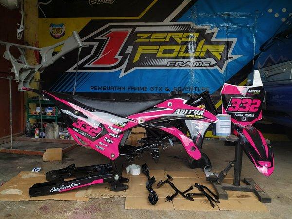 Jual frame grasstrack gtx rangka trail bebek modif body kx 85 - Kab ...
