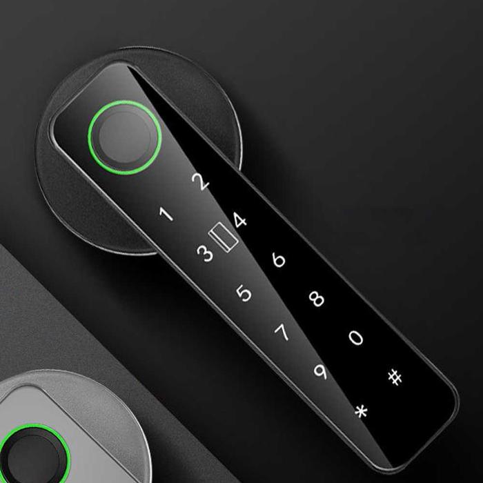 Jual Smart Door Lock Gagang Pintu Password Fingerprint Swipe Card ...