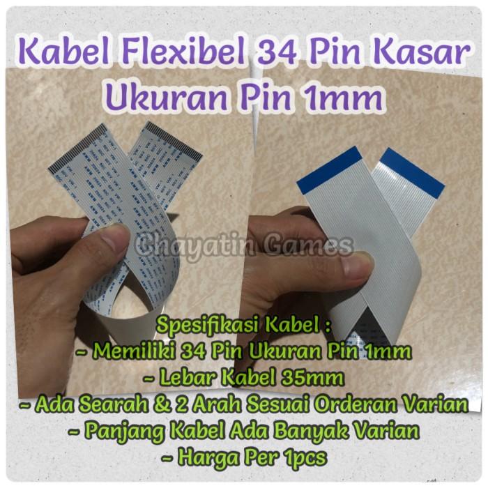 Jual Kabel Flexibel 34 Pin Kasar Model & Panjang Varian Ukuran Pin 1Mm ...