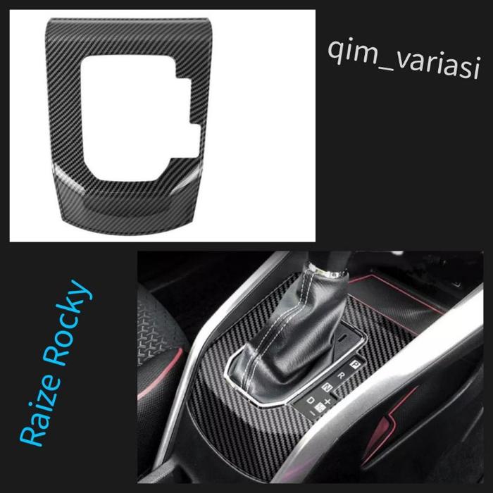 Jual [ Ori] Panel Gear Shift Knob Wood Carbon Toyota Raize Daihatsu ...