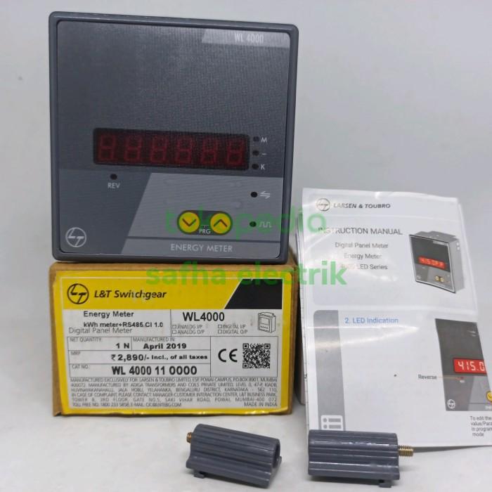 Jual L&T switchgear WL4000 energy meter kwh meter+RS485 CI 1.0 digital ...