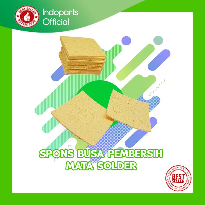 Jual SPONS BUSA PEMBERSIH MATA SOLDER / TIP CLEANER SPONGE UKURAN 6x6 ...