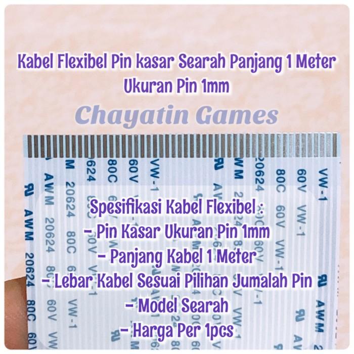 Jual Kabel Flexibel Pin Kasar Searah Varian Panjang 1 Meter Ukuran Pin ...