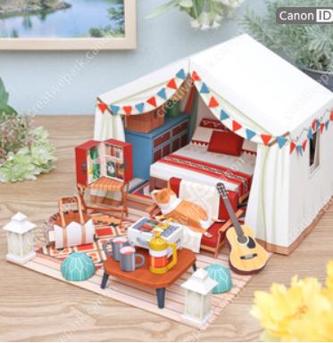 Jual KEMAH GLAMPING KERTAS miniatur DIY Papercraft - Jakarta Barat ...