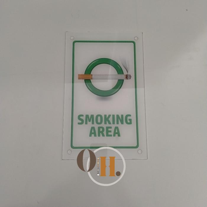 Jual Akrilik Smoking Area - Akrilik Area Merokok - Akrilik Kawasan ...