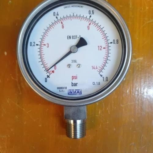 Jual Pressure gauge wika 232.50.100 1 bar / psi bottom Best - Kab. Semarang - INDOHOMESMRNG ...