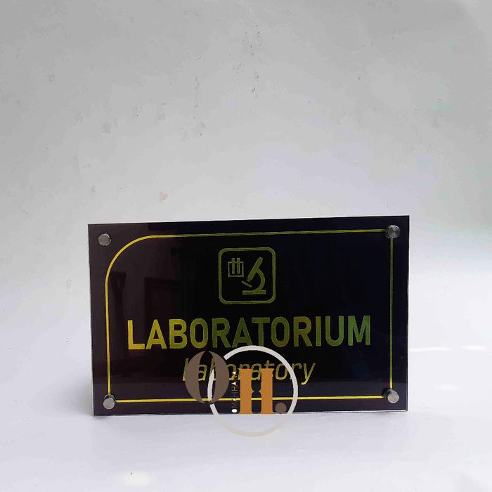 Jual Akrilik Laboratorium - Akrilik Laboratory - Nama Ruang - Puskesmas - Kab. Magetan - Omah ...