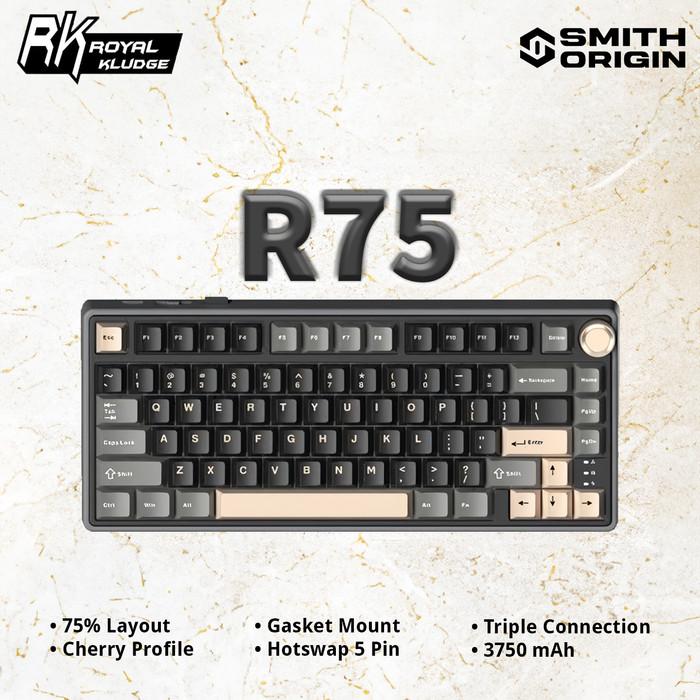Jual Berkualitas Royal Kludge RK R75 Wireless Mechanical Keyboard ...