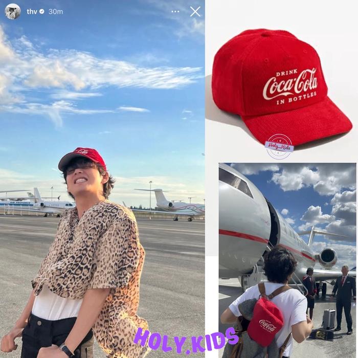 Jual TOPI TAEHYUNG COCA COLA / COCA COLA TAEHYUNG CAP / V COCA COLA ...