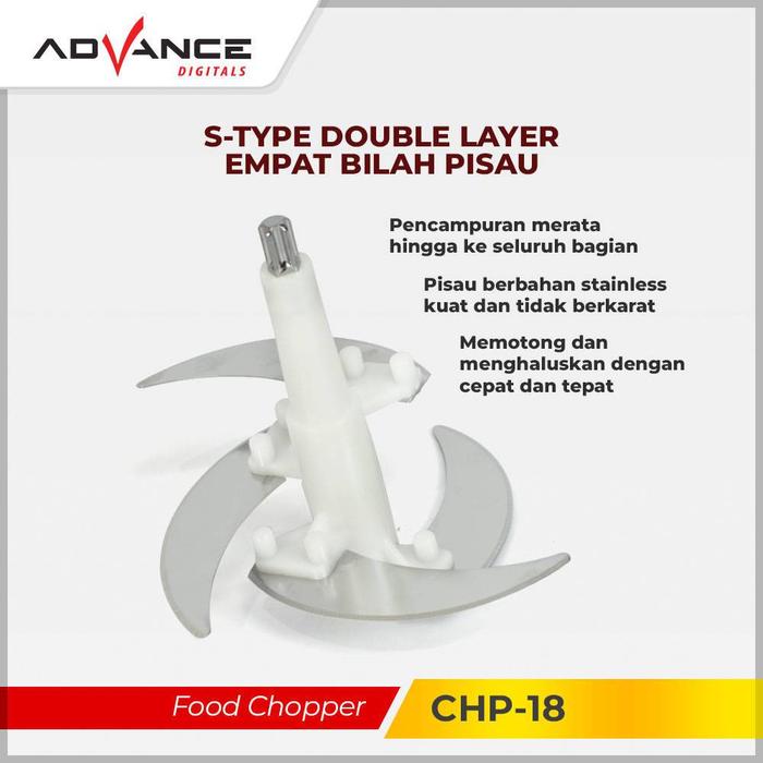 Jual Advance Food Chopper Votre Chp 18 Alat Penggiling Ukuran 2l Di Seller Ayato Cengkareng