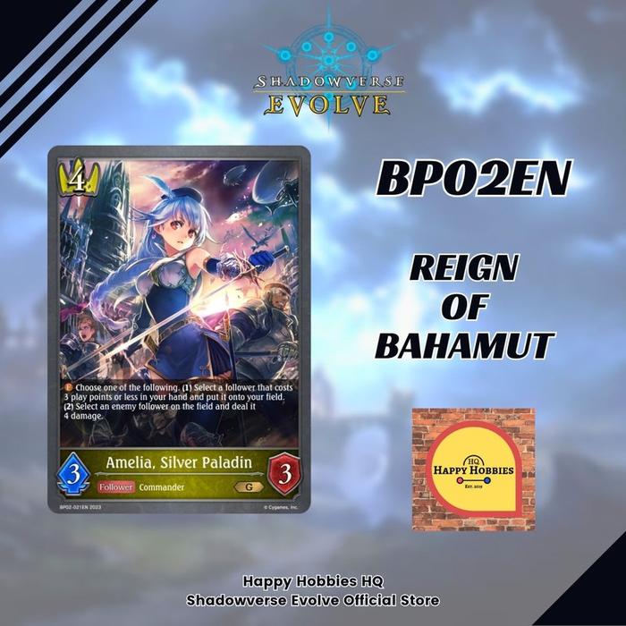 Jual Shadowverse Evolved BP02-021 EN Amelia, Silver Paladin G - Kota Surabaya - Happy Hobbies HQ ...