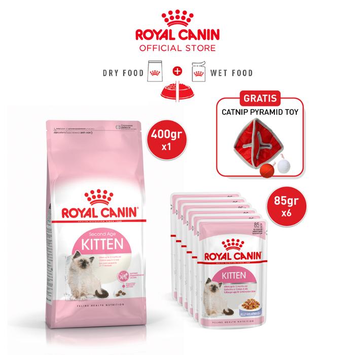 Promo Royal Canin Kitten 400g Dry + Kitten Jelly 85g x 6 packs Wet - Kota Bekasi - Royal Canin ...