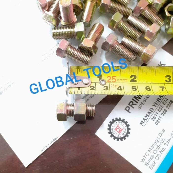 Jual ready baut mur m10 x 20 baut 14 murah baut mur kuning bmk 10 x 20 ...