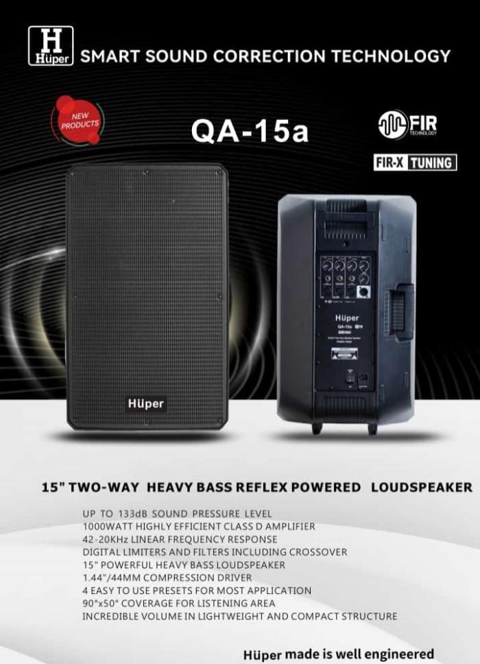 Jual SPEAKER AKTIF HUPER QA15A / QA 15A / QA15 A (15 INCH) ORIGINAL ...