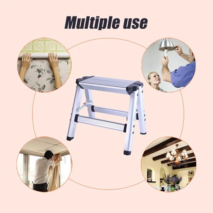 Jual TV 150KG Platform Aluminium Maksimum Alat 2 Langkah Tangga Lipa ...