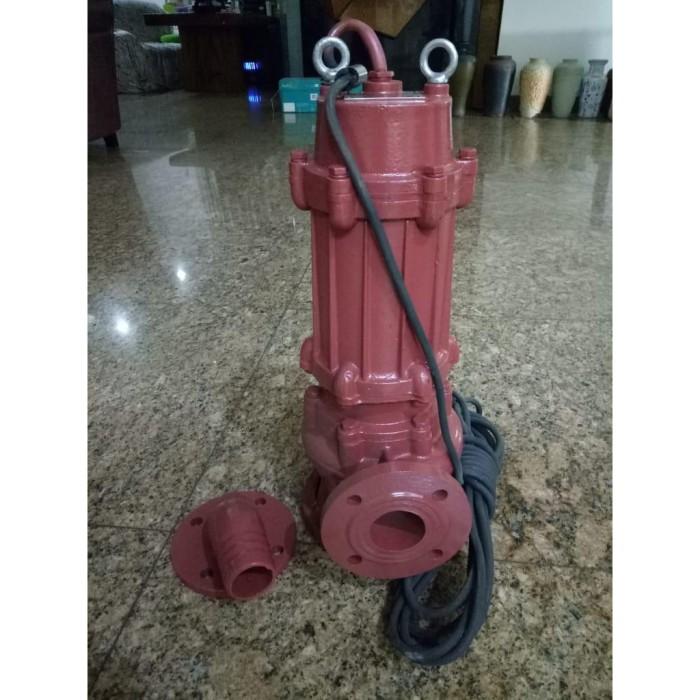 Jual pompa celup air kotor 5.5hp submersible sewage pump 3 inch 3phase ...