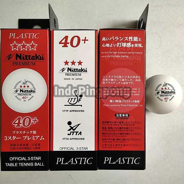 Jual Nittaku 3-Star 40+ Premium Poly Balls ~ Bola Plastik Pingpong - Kota Bandung - IndoPingpong ...