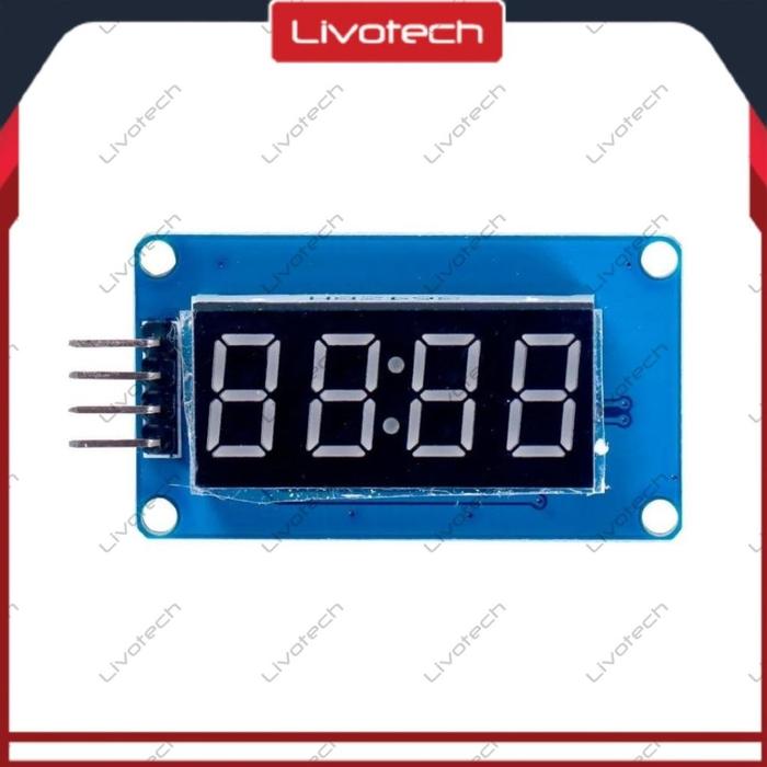 Jual TM1637 Seven Segment Display Module Clock 7 Segmen Modul Jam Timer ...