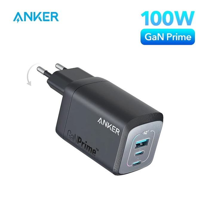 Jual Anker Prime 100W Usb C Charger Gan Wall Charger 3-Port Compact ...