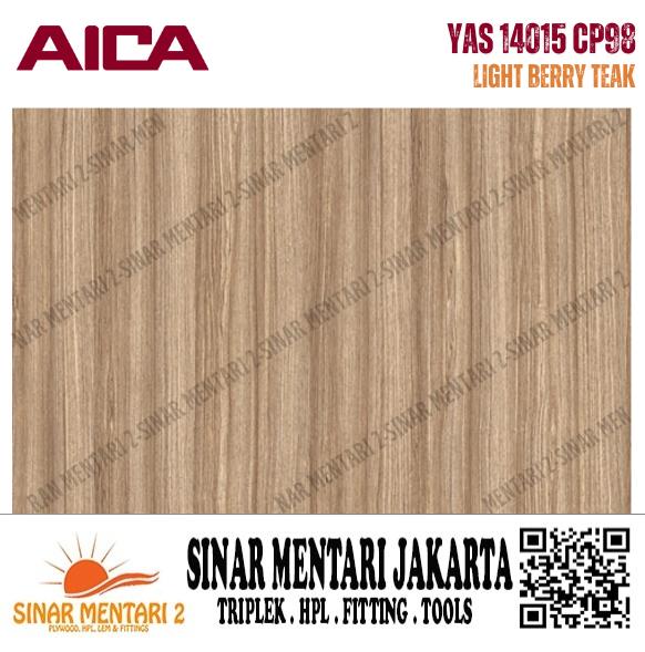 Jual AICA HPL YAS 14015 CP98 Light Berry Teak - Jakarta Barat - Sinar ...
