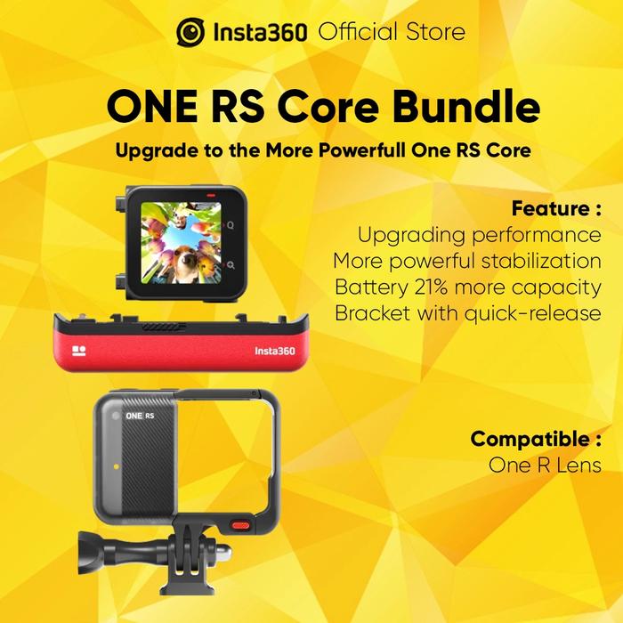 Promo Insta360 ONE RS Core Bundle Upgrade One R Core Cicil 0% 3x - Jakarta Pusat - Insta360 ...
