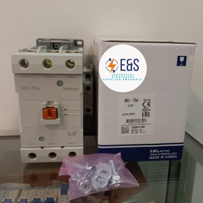 Jual Kontaktor LS METASOL MC-75A 3P 2NO 2NC 110V, 220V & 380V - MC-75A ...