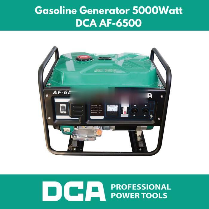 Jual Mesin Genset Gasoline Generator Set 5000 Watt DCA AF 6500 AF6500 ...