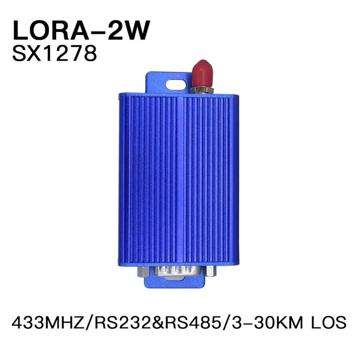 Jual GS 2W Lora DTU Long Range RS232 Radio Modem Lora SX1278 433mhz ...