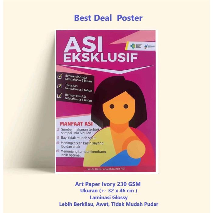 Jual Poster ASI | Poster ASI Ekslusif | Poster Manfaat ASI | Poster Ibu dan - Kota Surabaya ...