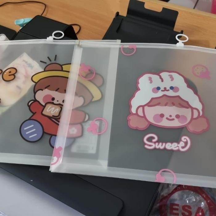 Jual Ready Jc Map Folder Platik Gambar A4 Pouch Map Multifungsi ...