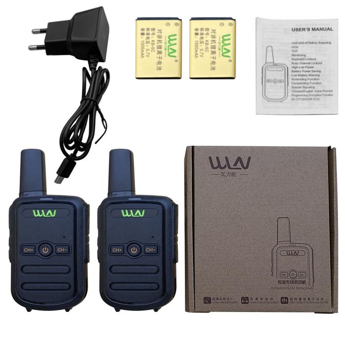 Jual HT WLN KD-C51 Walkie Talkie WLAN Winlan C51 UHF Sepasang 2 Unit ...